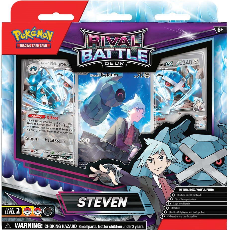 RESERVA Pokemon TCG Rival Battle Deck Steven - español | mochimochi.com.py